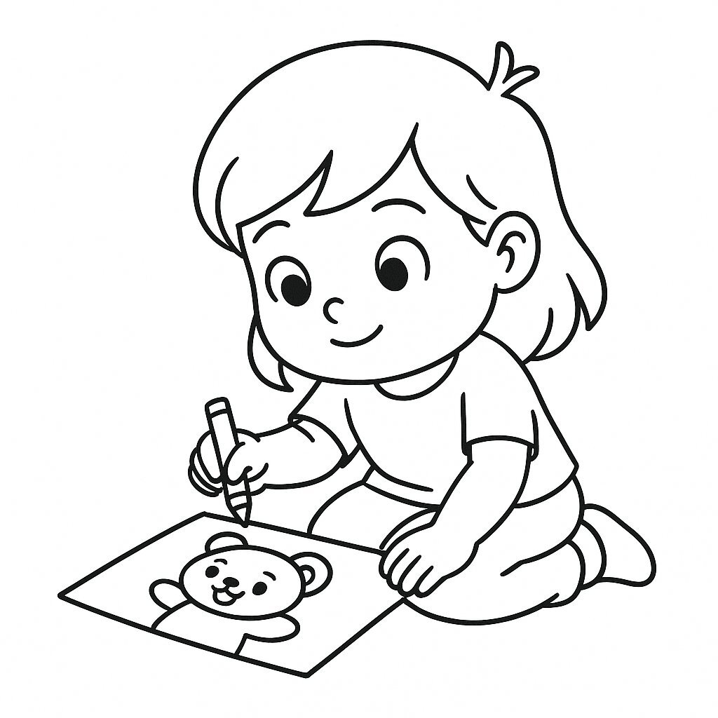 Kids Coloring Practice – Beautiful Free PDF Coloring Pages for Children
