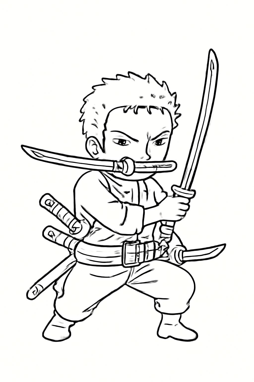 Zoro Coloring Pages for Kids 2026 – Free PDF Download