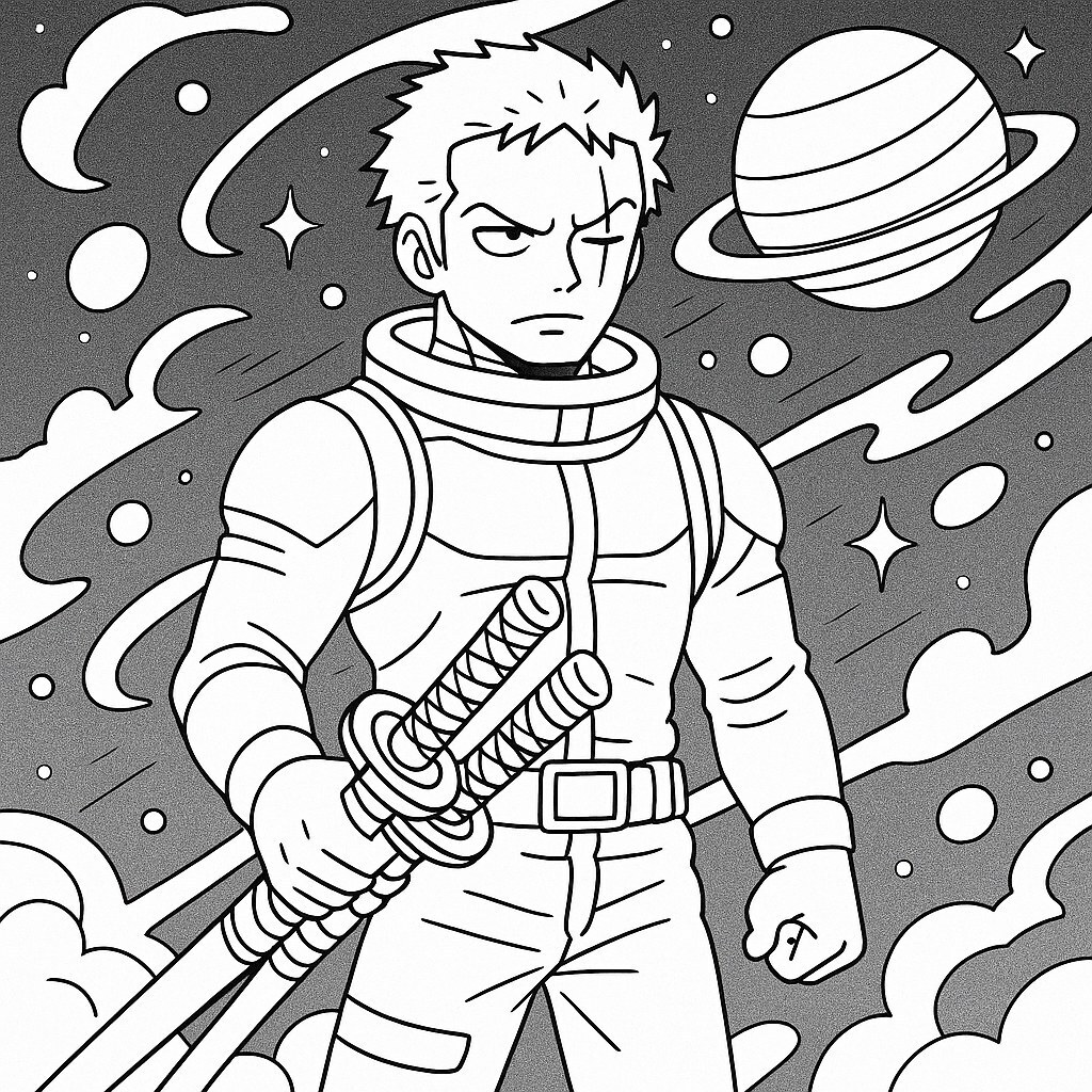Zoro Coloring Pages for Kids 2026 – Free PDF Download