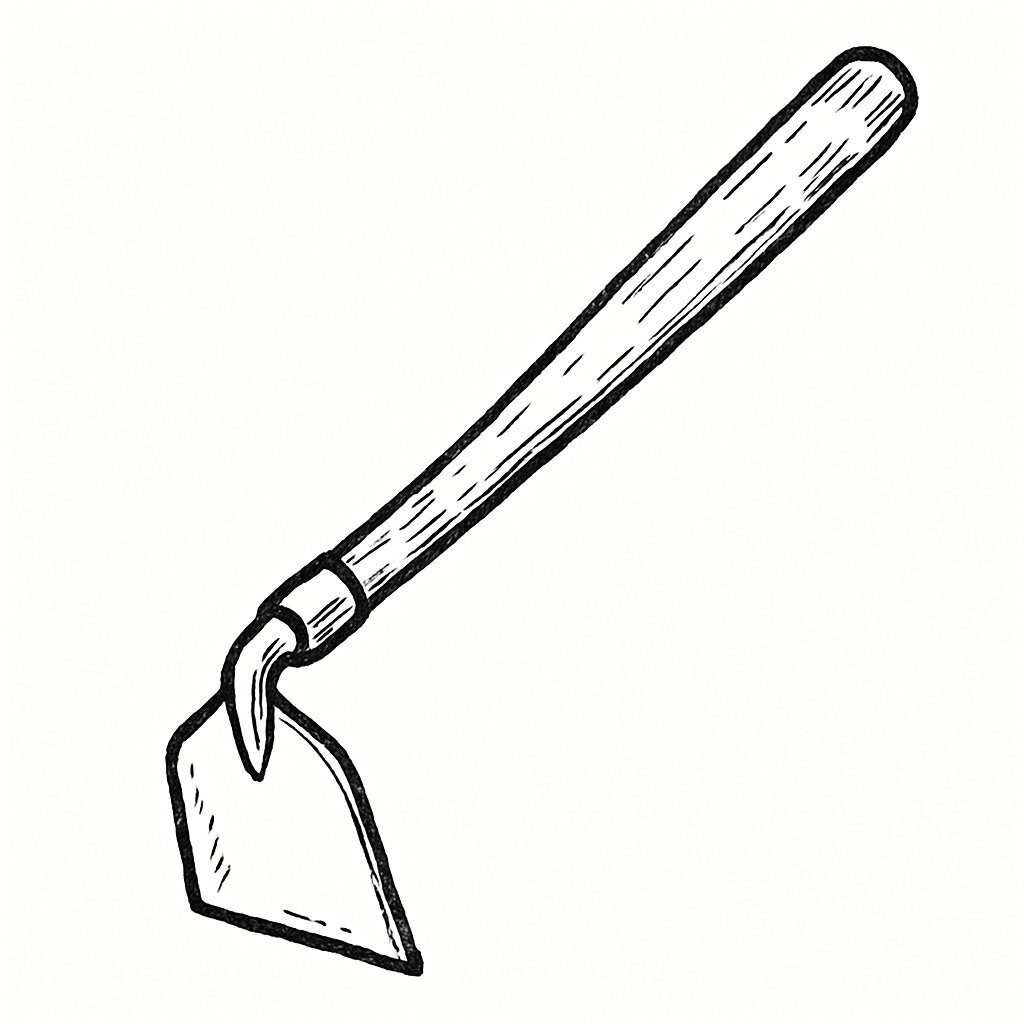 Hoe Coloring Pages for Kids - Creative Coloring Pictures 2026