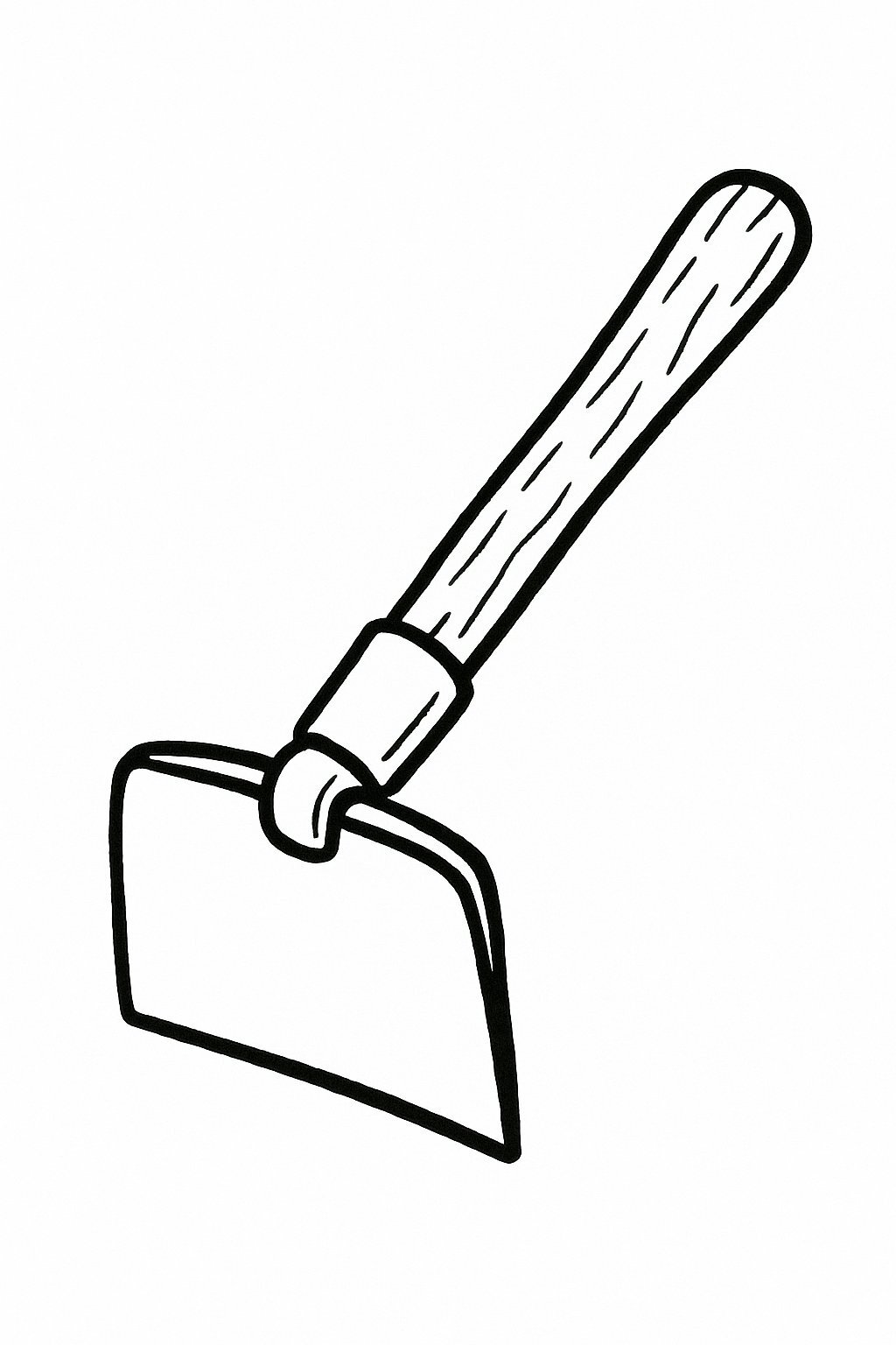 Hoe Coloring Pages for Kids - Creative Coloring Pictures 2026