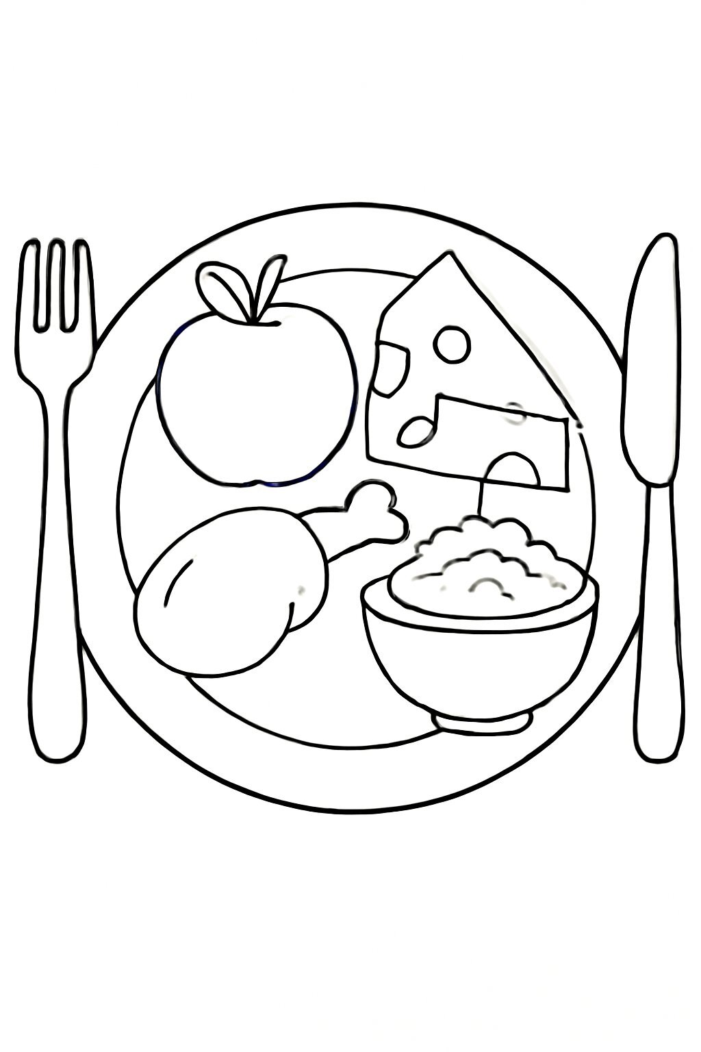 4 Food Groups Coloring Pages 2026 to Help Kids Understand Nutrition
