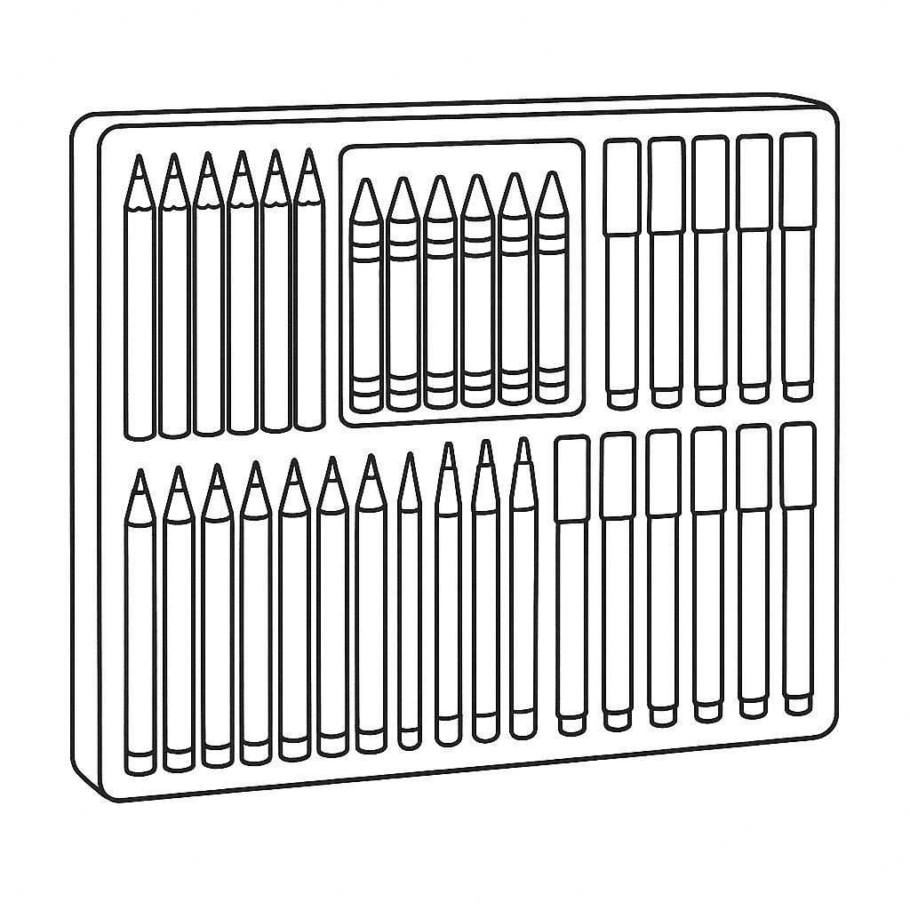 150-Piece Coloring Set for Kids in 2026