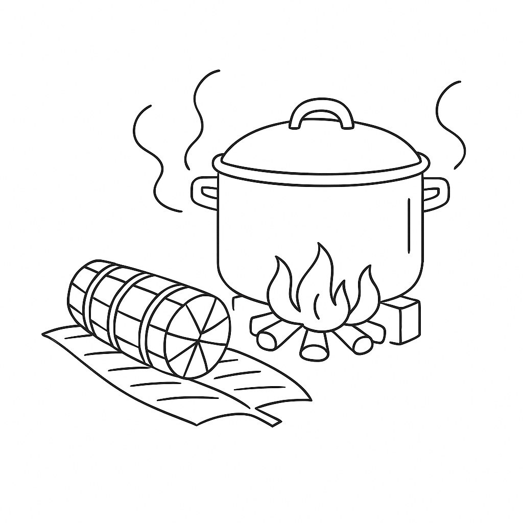 Bánh Tét Coloring Pages for Kids – Most Beautiful and Creative in 2026
